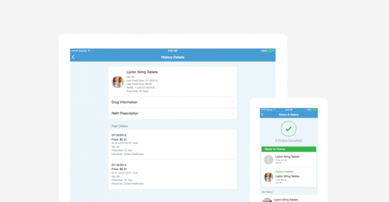 Walgreens Rx Status & History – Joe Steinkamp